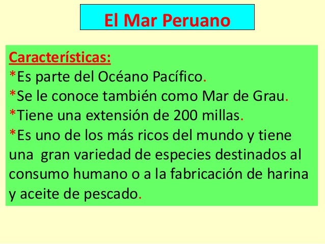 El mar peruano 1º