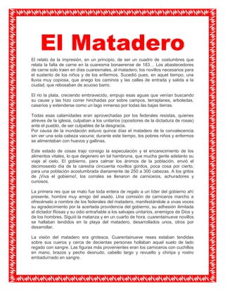 El matadero | DOCX