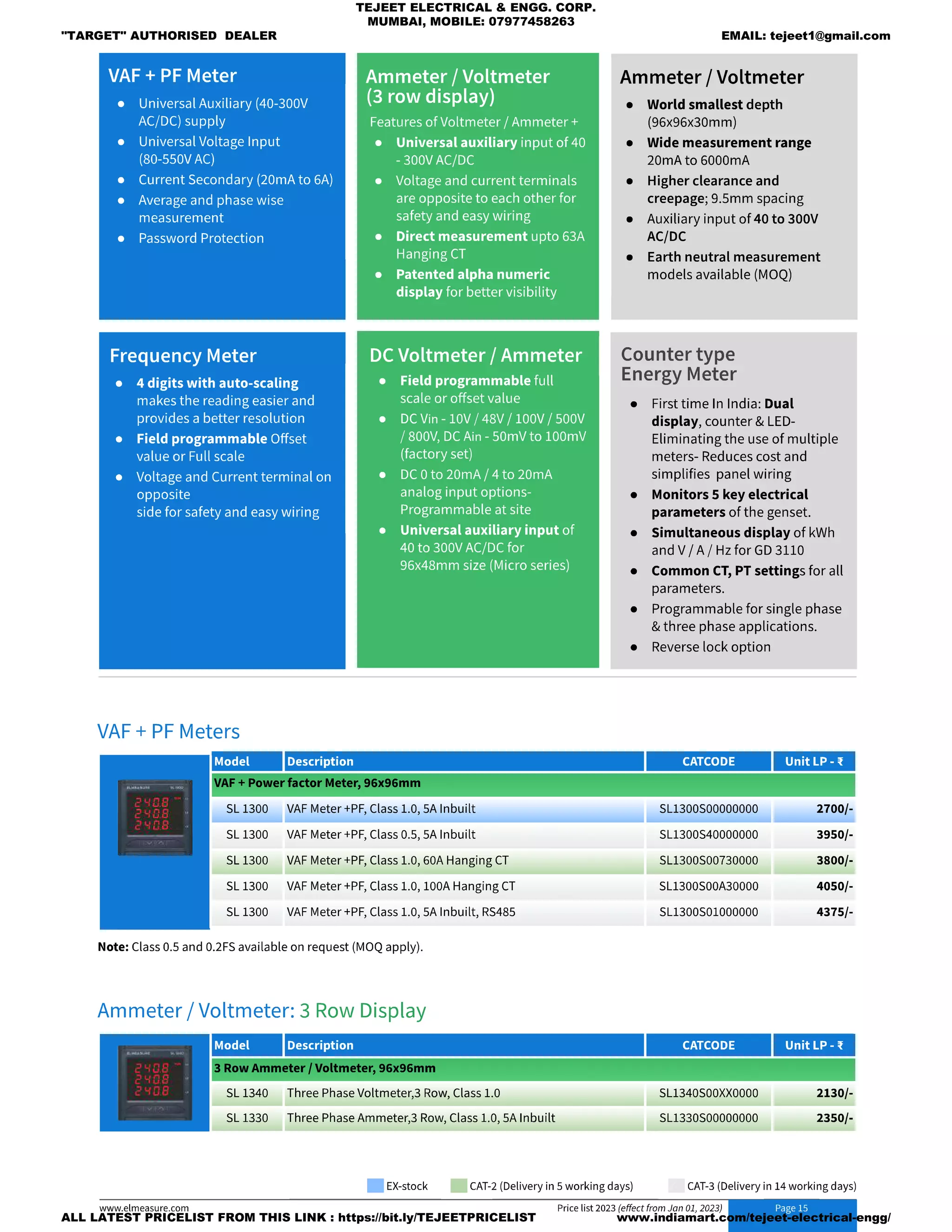 ELMEASURE METERS PRICE LIST wef 01-01-2023.pdf