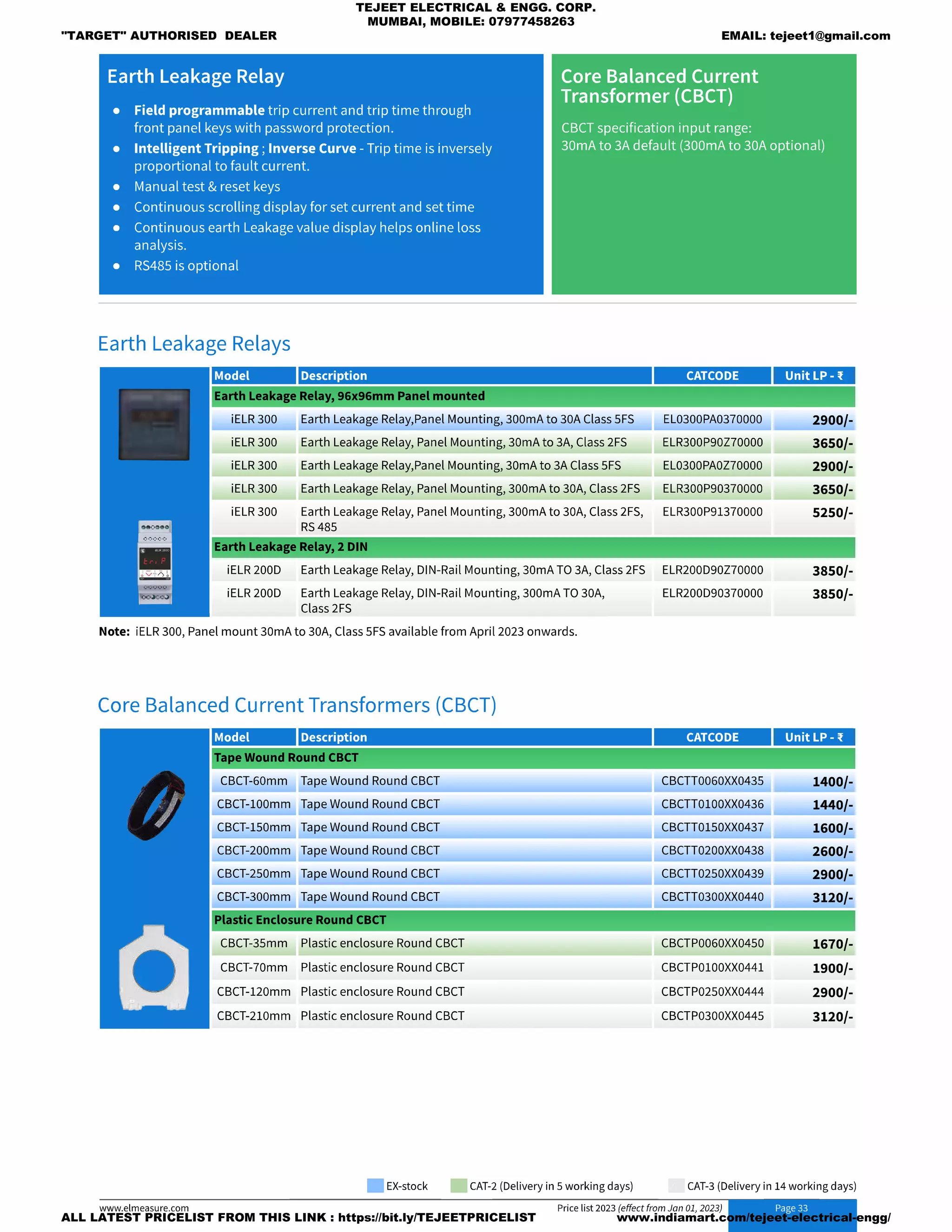 ELMEASURE METERS PRICE LIST wef 01-01-2023.pdf