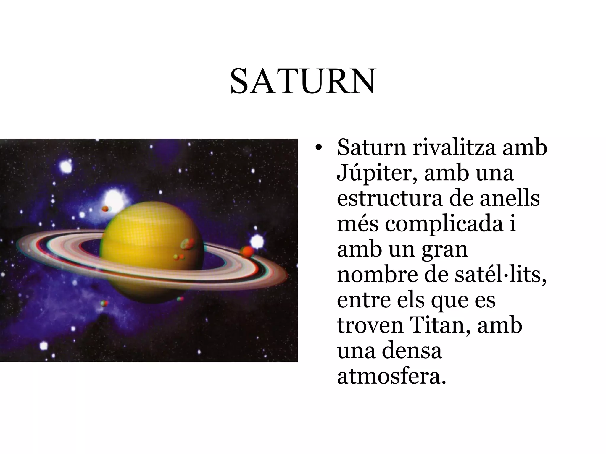 El medi físic i els seus elements sistema solar | PPT