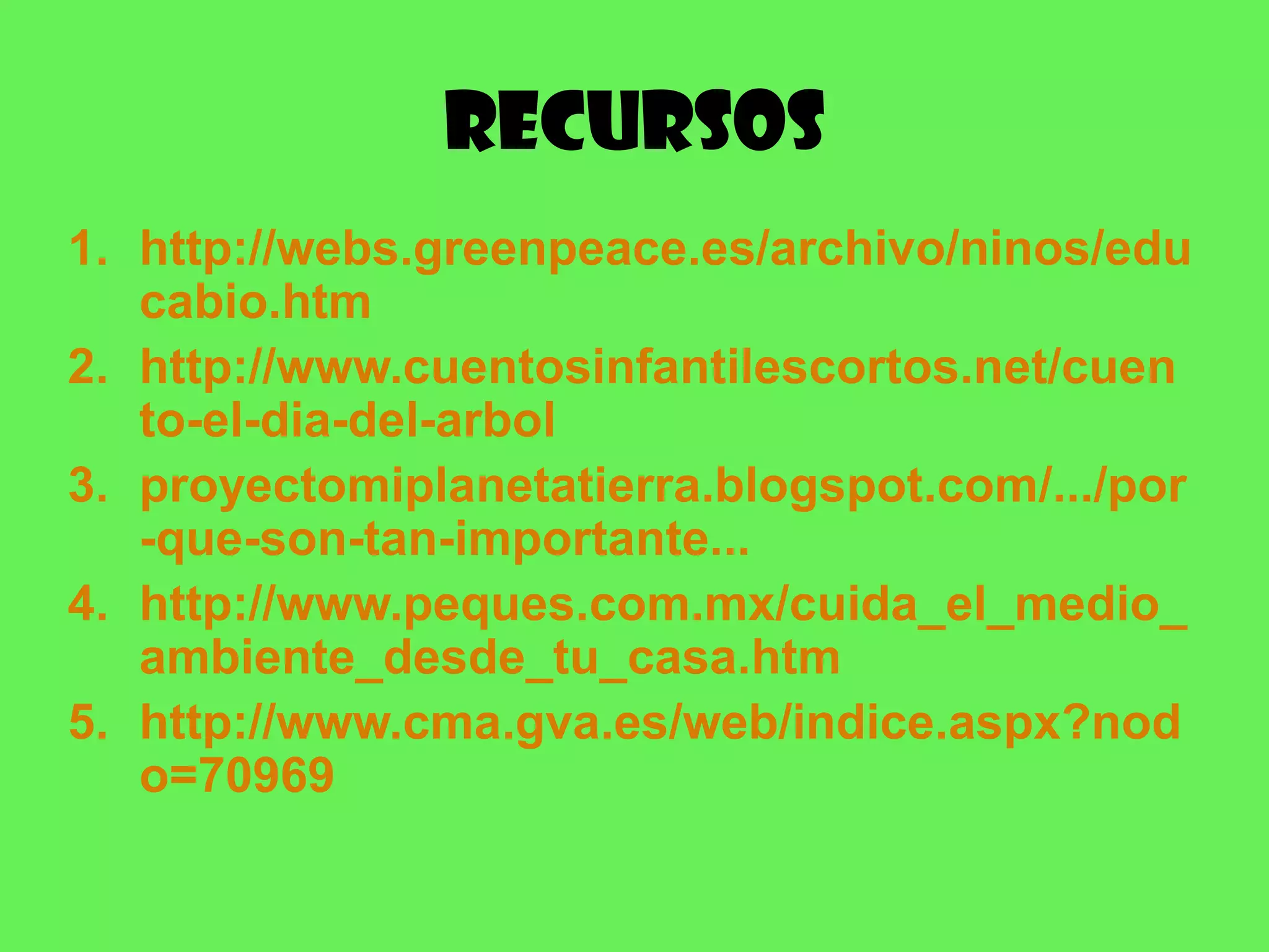 El medio ambiente | PPTX | Science