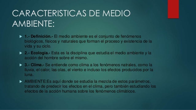 10 Caracteristicas Del Medio Ambiente Images 10 Caracteristicas Del Medio Ambiente Images