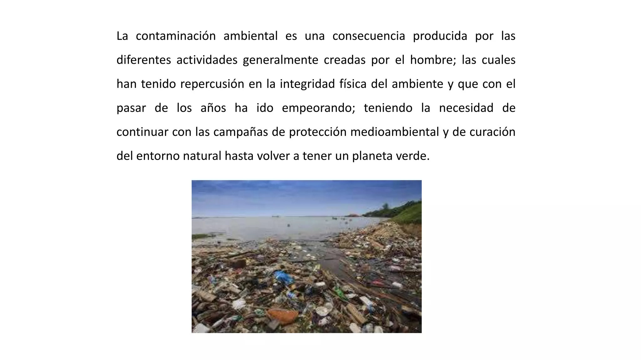 El medio ambiente | PPT