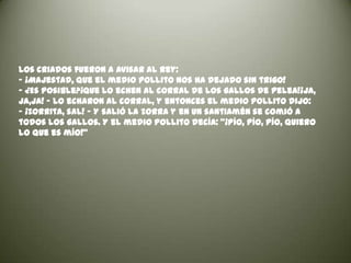 El medio pollito | PPTX