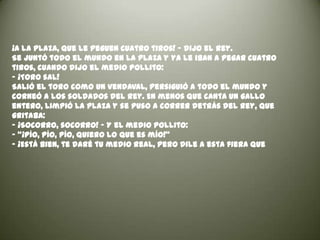 El medio pollito | PPTX