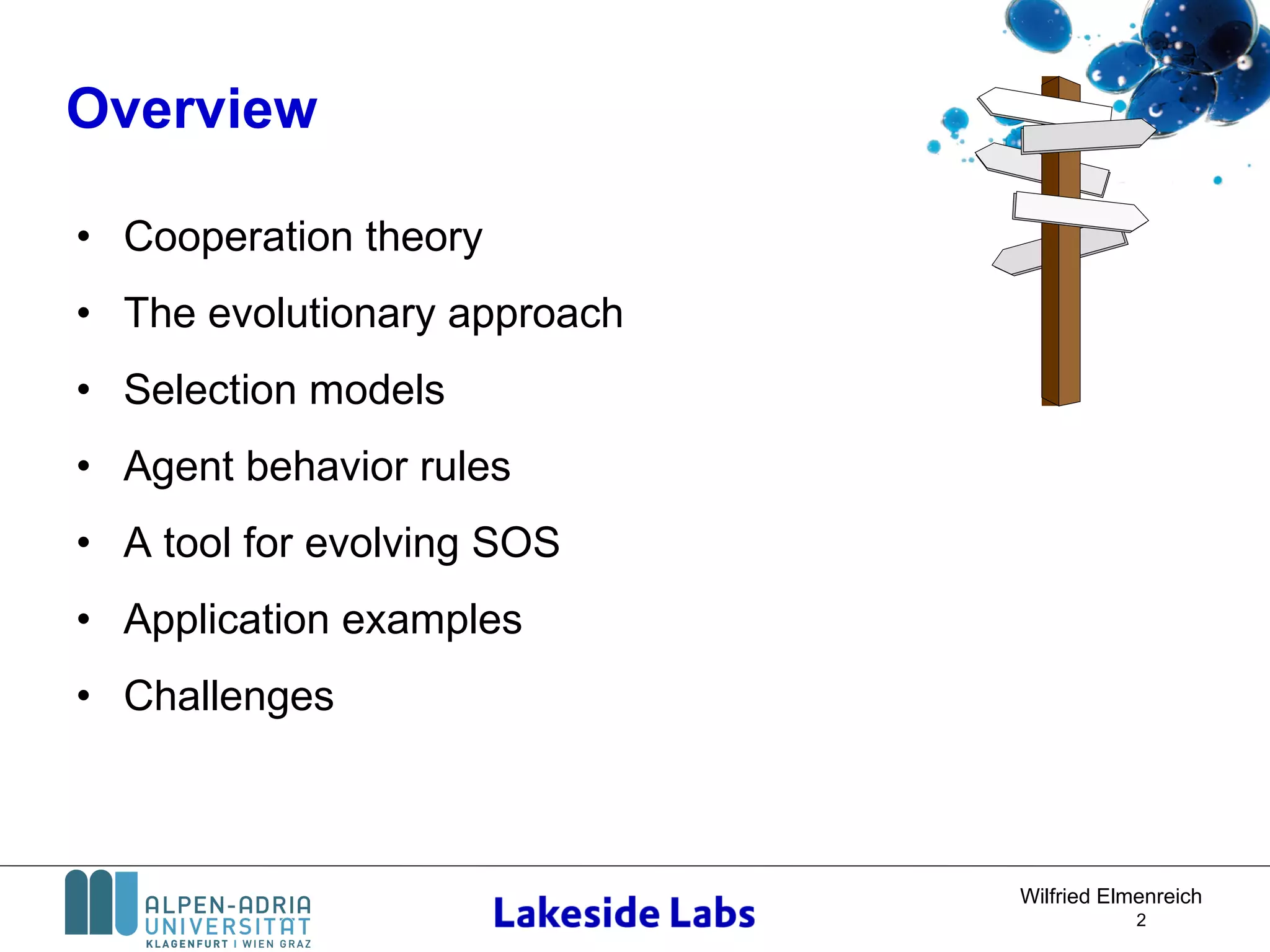 Evolution as a Tool for Understanding and Designing Collaborative ...