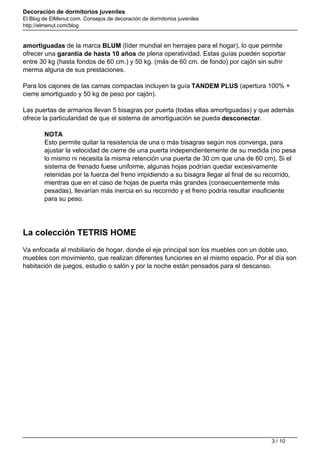 Elmenut presenta Tetris Systems | PDF