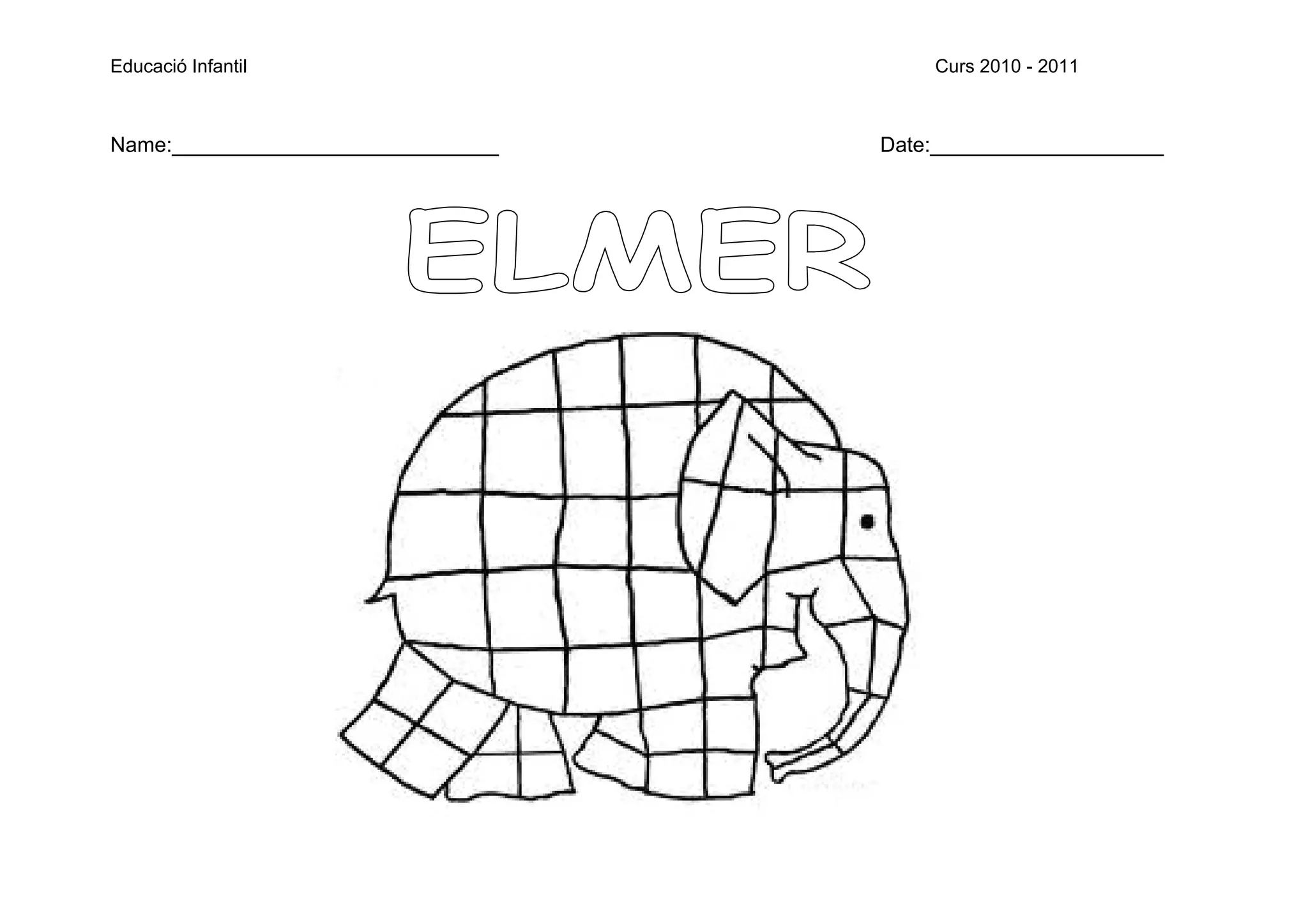 Elmer Worksheets | DOC