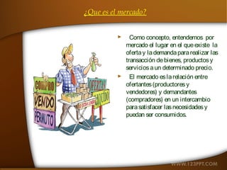 El Mercado y sus Bases | PPT
