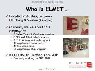 Elmet Elastomer Technology Linkedin | PPT