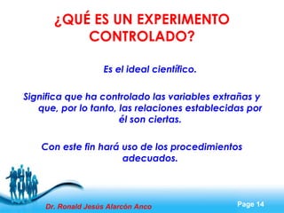 El metodo experimental | PPT