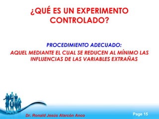 El metodo experimental | PPT