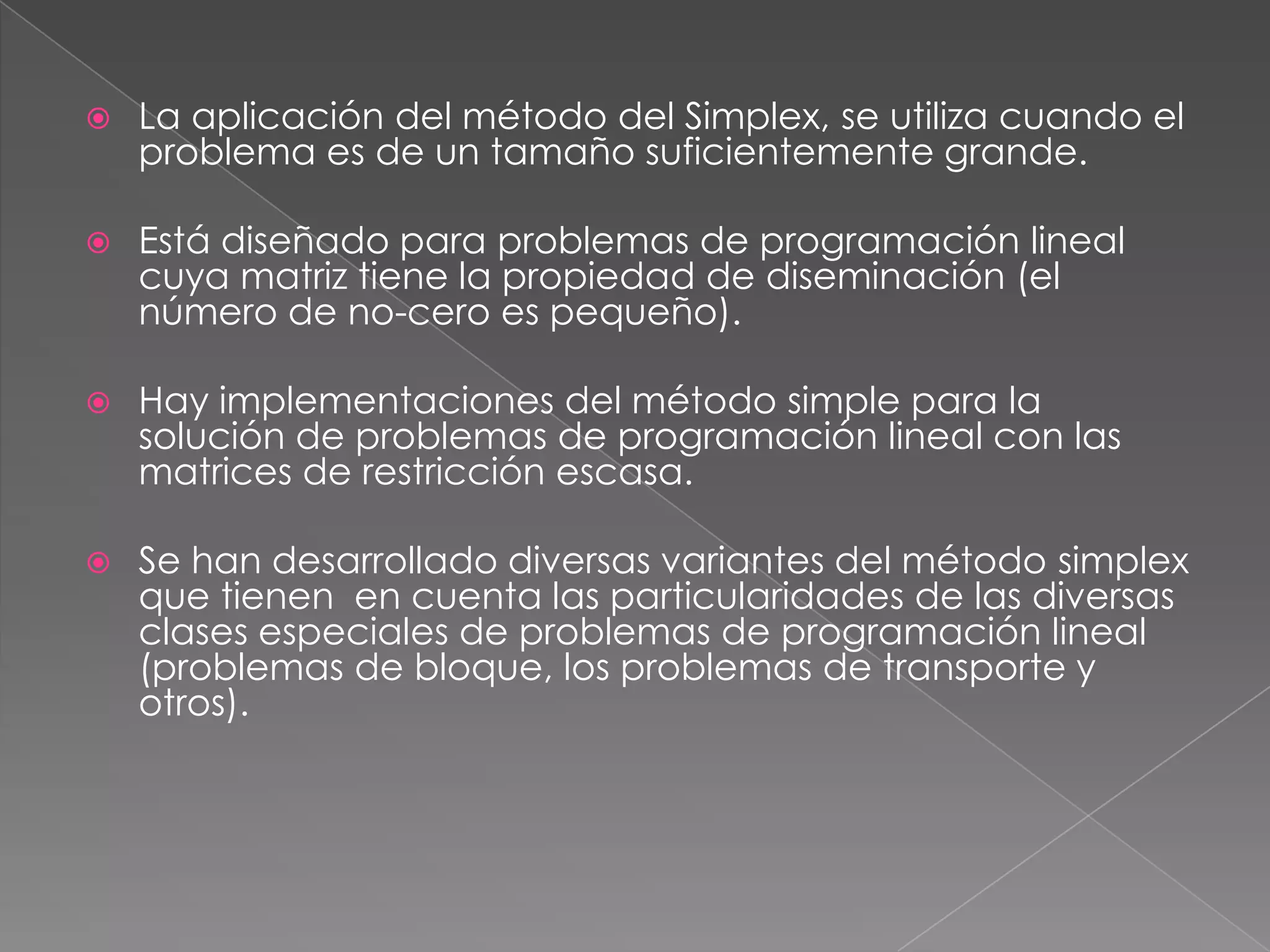 El Metodo Simplex | PPTX