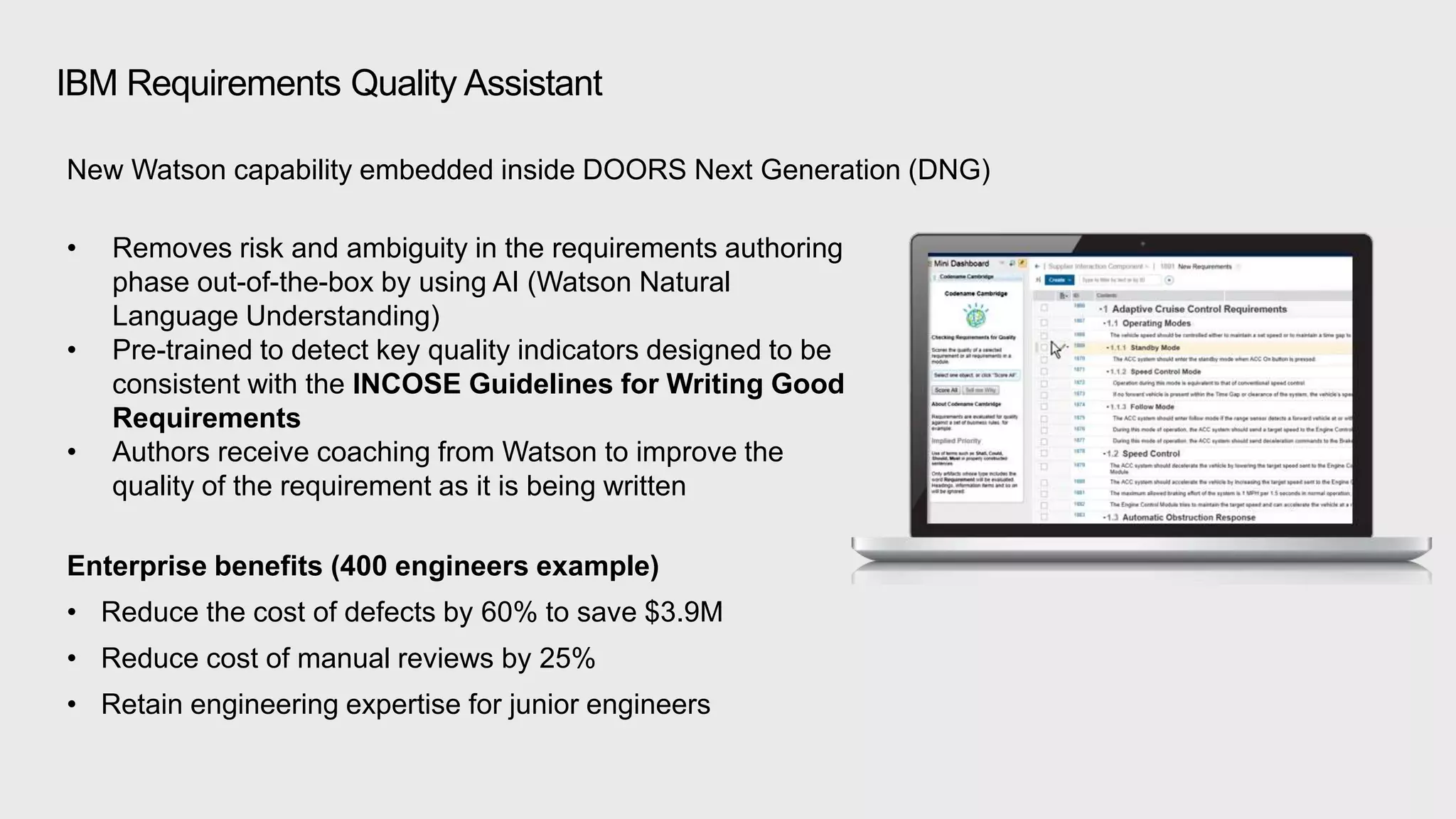 IBM Detailed ALM/ELM for Aerospace & Defence overview | PPTX