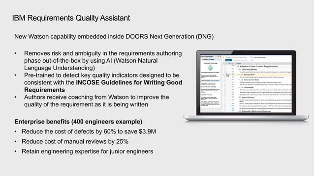 IBM Detailed ALM/ELM for Aerospace & Defence overview | PPTX