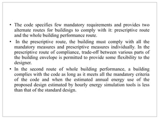 Energy efficiency building code | PPTX