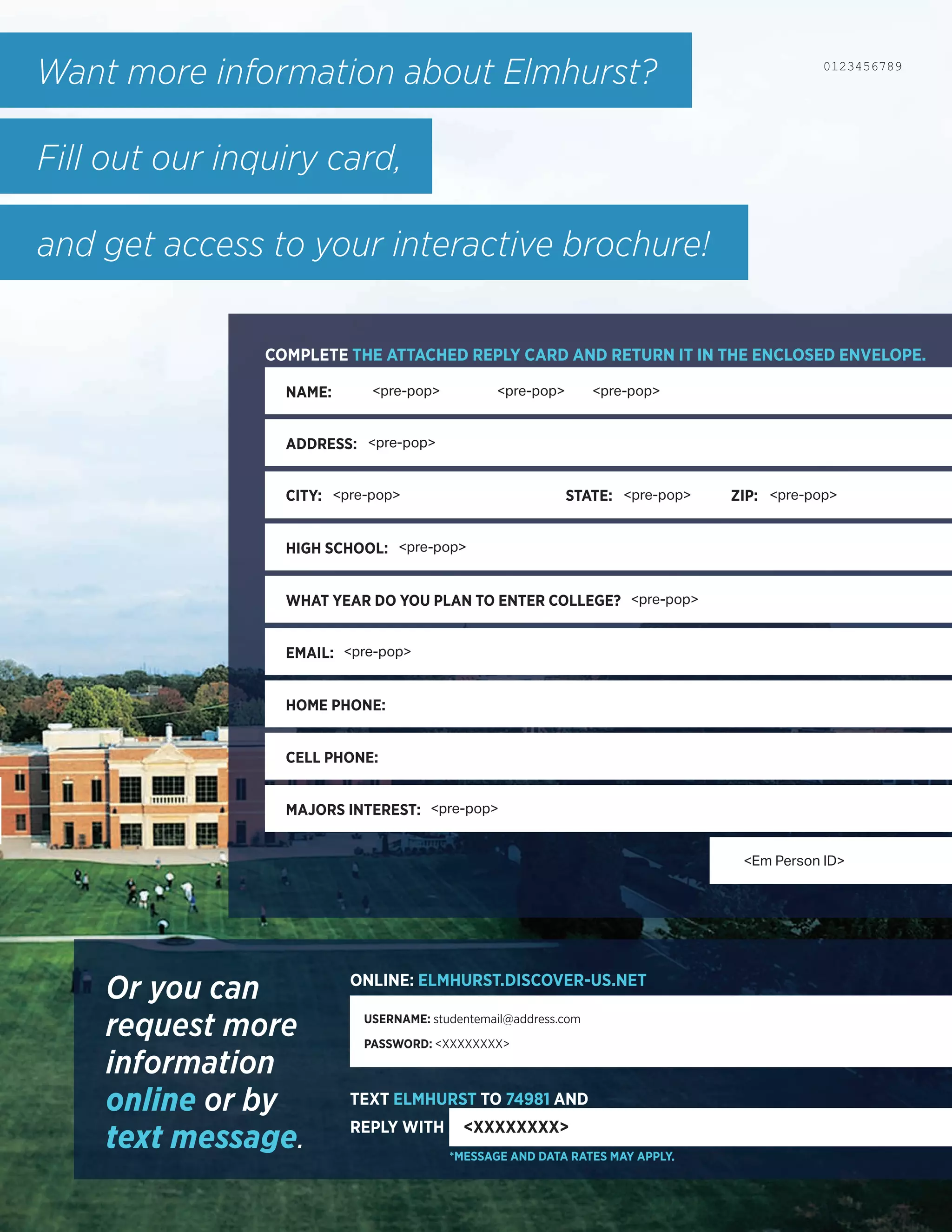 Elmhurst College Mailer | PDF