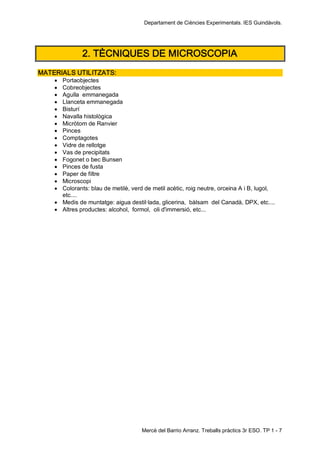 El microscopi ies guindavols | PDF