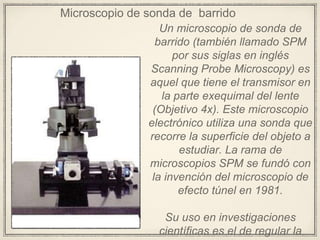 El microscopio | PPTX