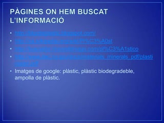 El millor envàs de plàstic | PPTX