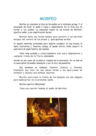 El mito de morfeo | DOCX