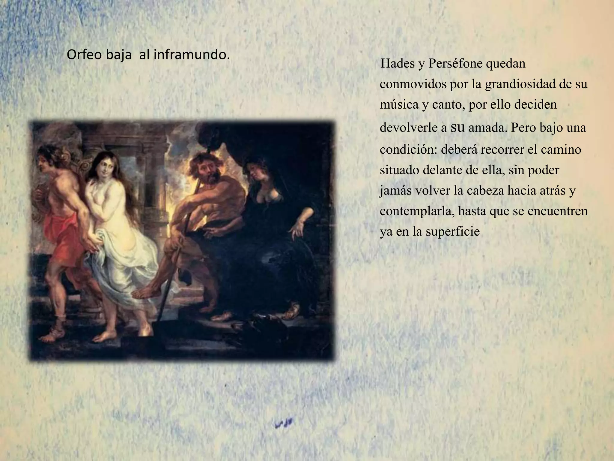 El mito de orfeo y eurídice | PPT