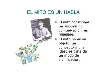 El mito hoy | PPT