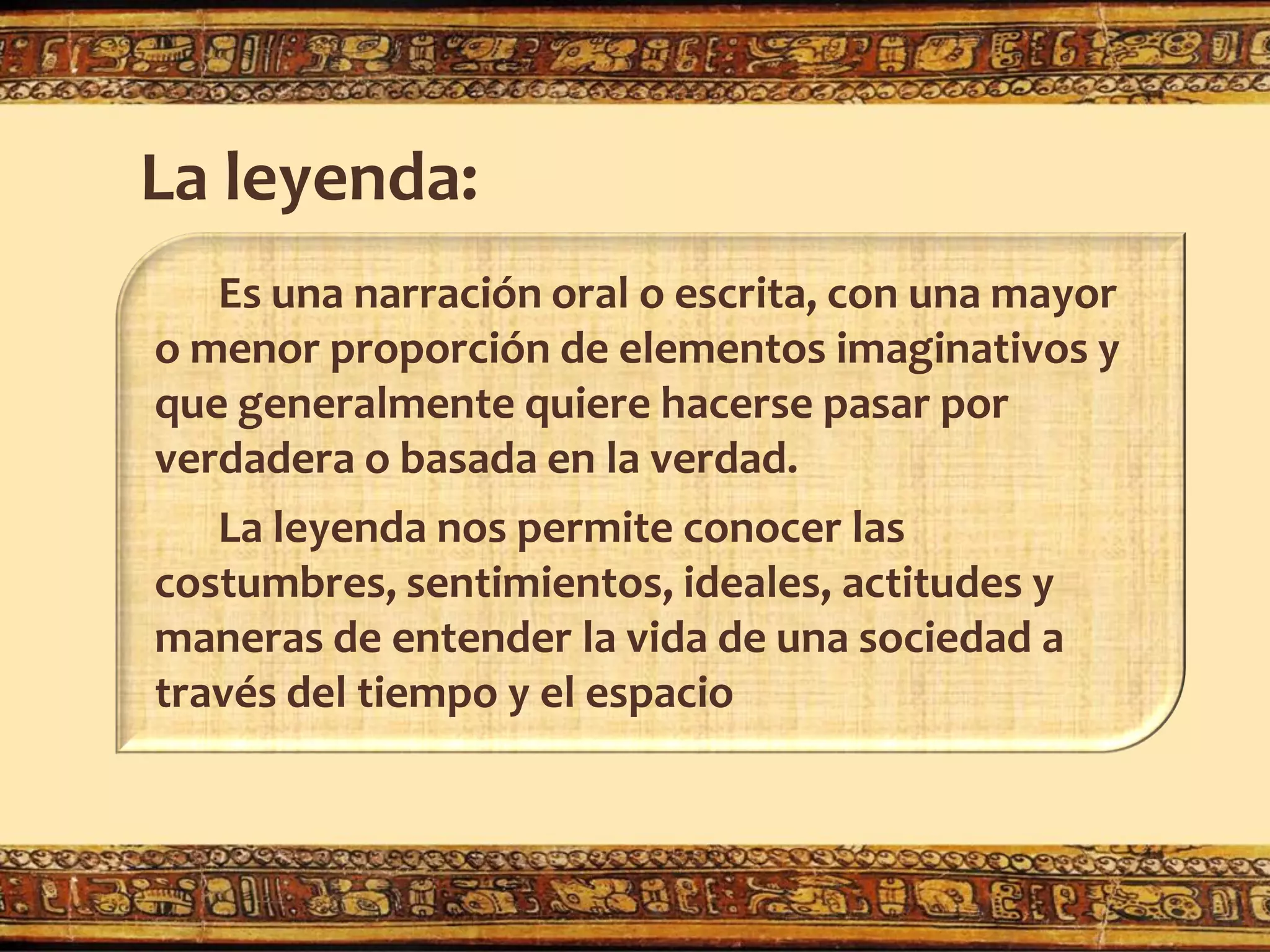 El mito y la leyenda(1) | PPT