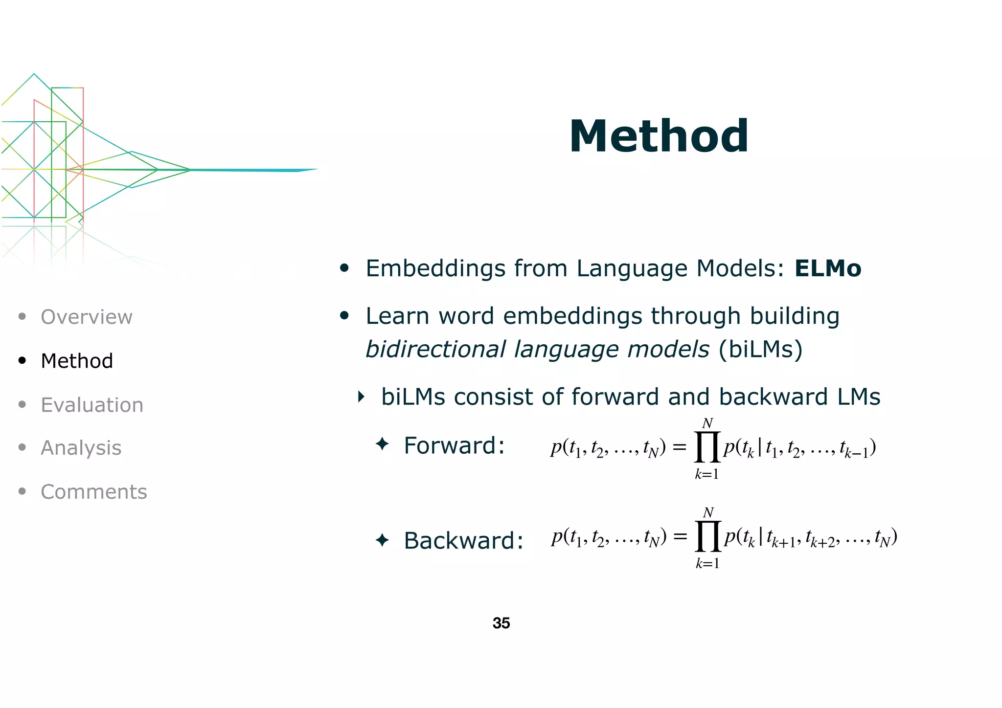 A Review of Deep Contextualized Word Representations (Peters+, 2018) | PDF