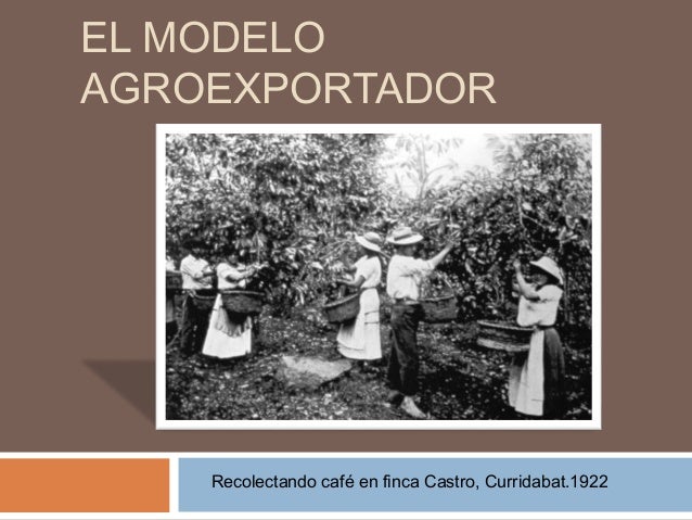 El modelo agroexportador