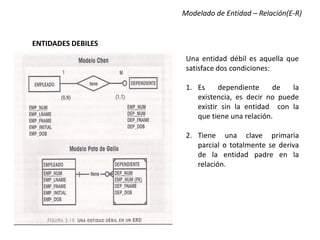 El modelo de entidad relación (e r) | PDF