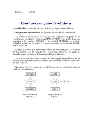 El Modelo Er | DOCX