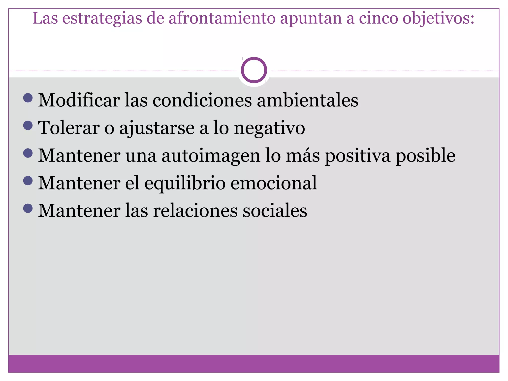 El modelo transaccional del estrés | PPT