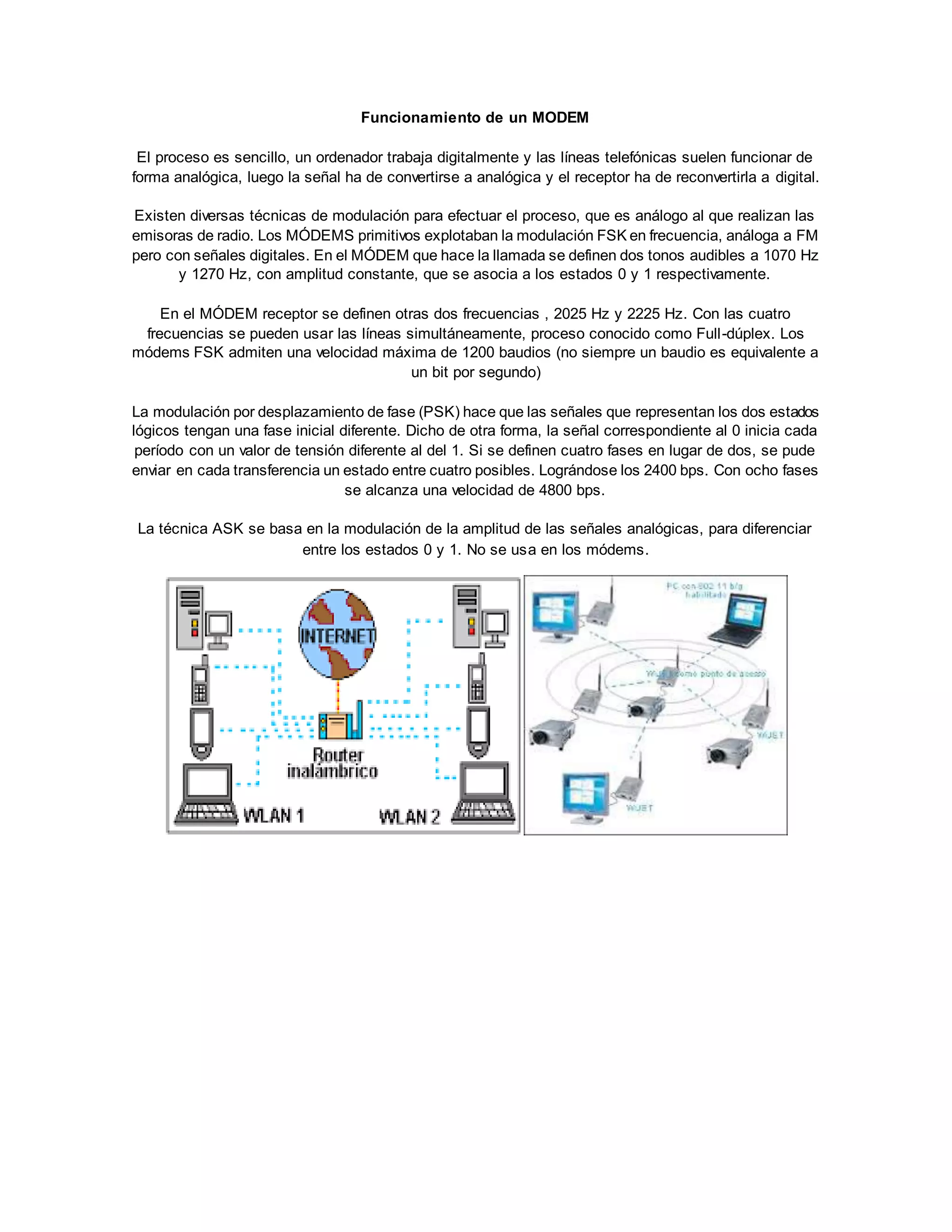 El modem | DOCX