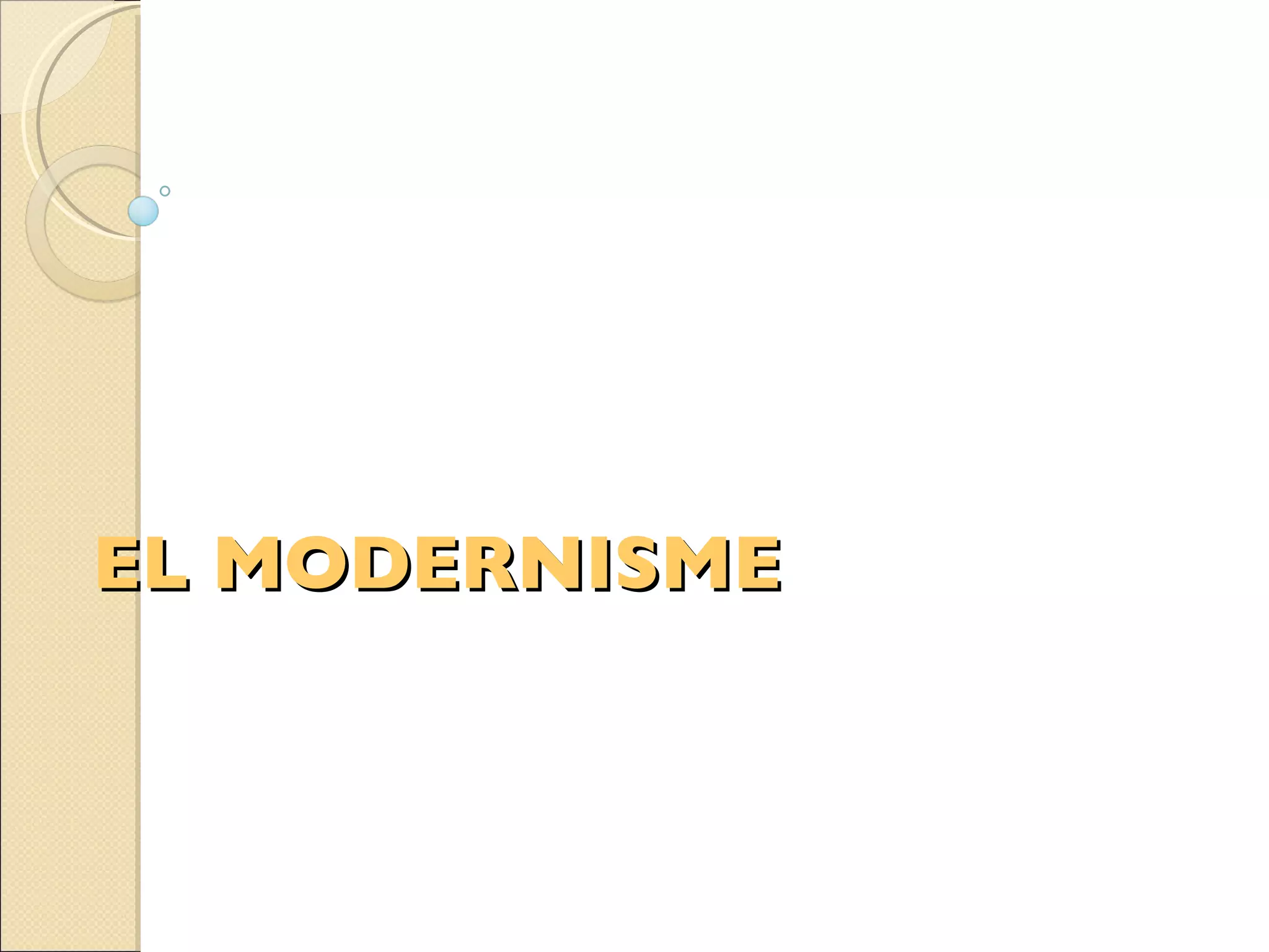El Modernisme | PPT