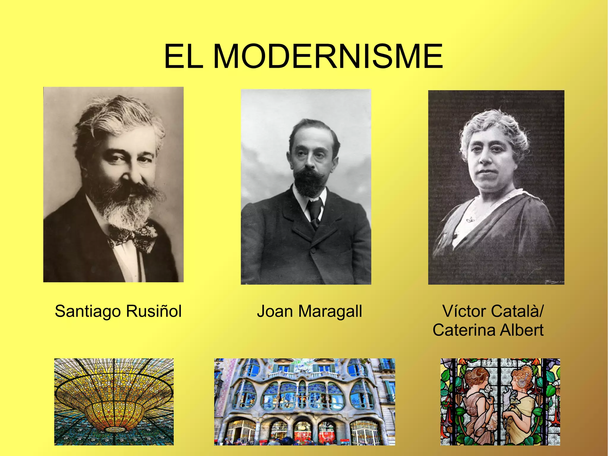 El modernisme | ODP