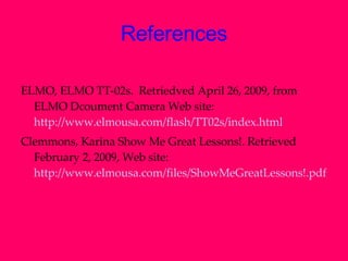 Elmo Document Camera | PPT