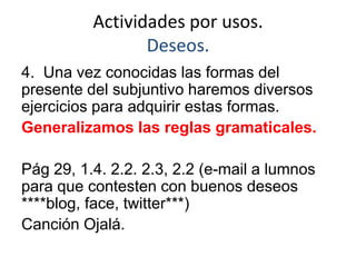 El modo subjuntivo | PPTX