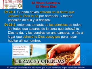El monte gerizim | PPT