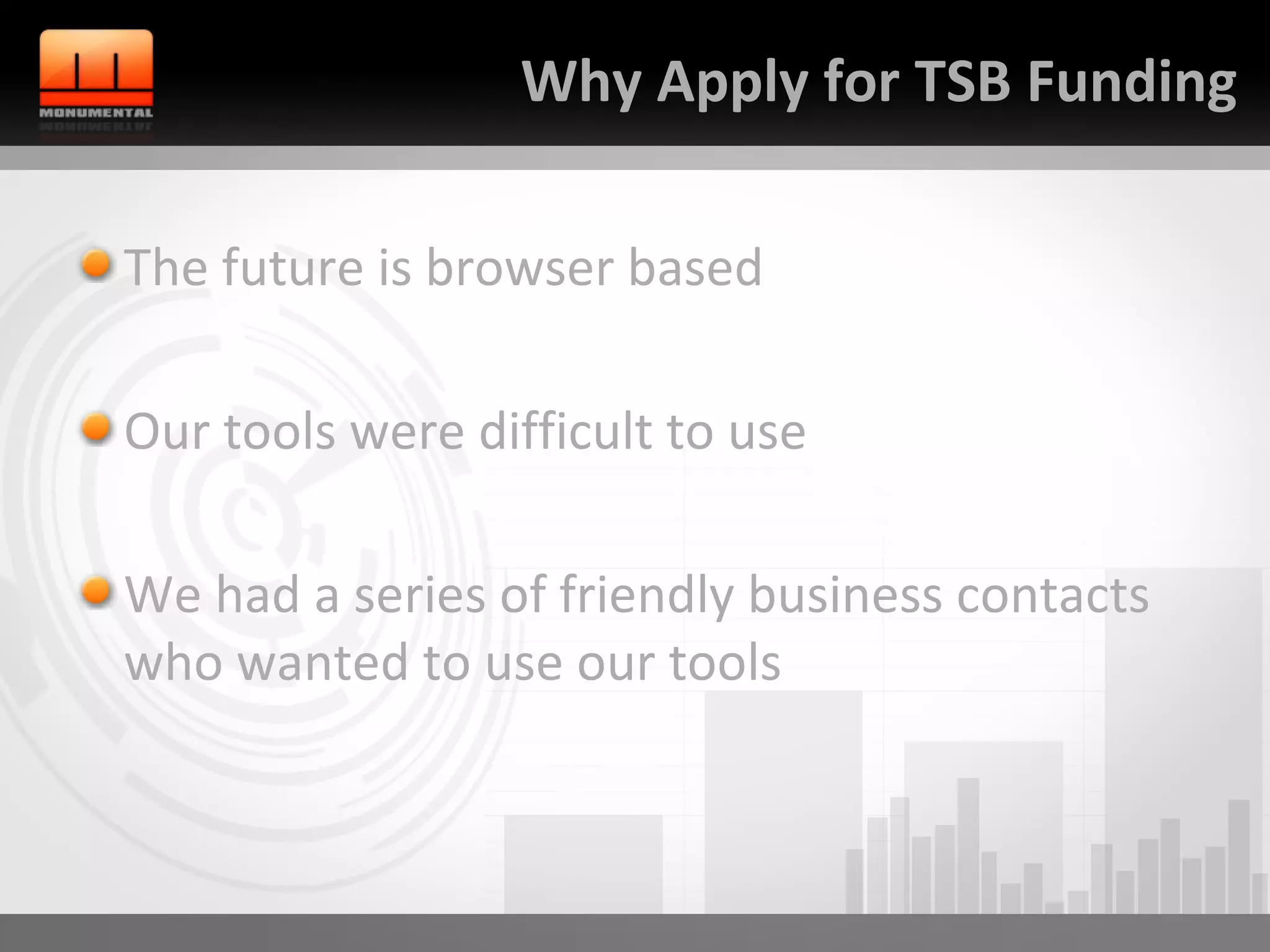 Ewan Lamont, Monumental Games, TSB Grant Case Study | PPT