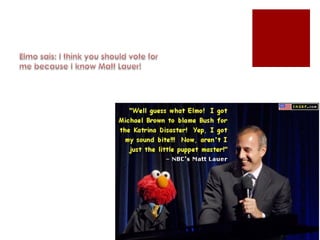 Elmo's campaign | PPT