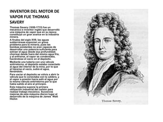 El motor de vapor | PPTX