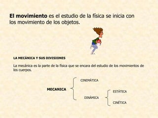 El movimiento de los objetos ciencias | PPTX