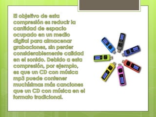 Avance tecnologico: El mp3 | PPTX | Dance and Electronic Music | Music