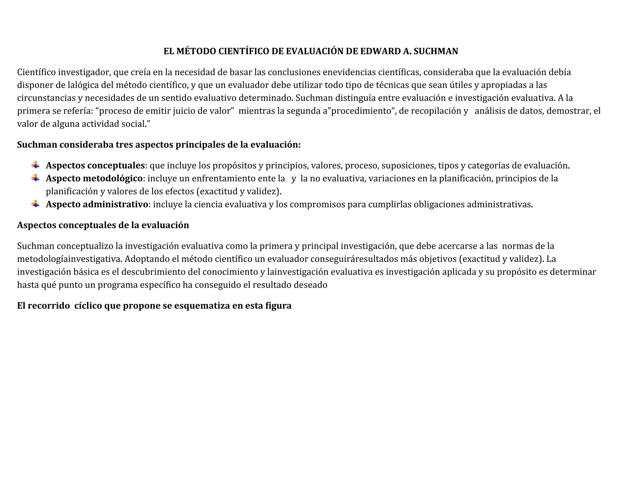 El método científico de evaluación de edward | DOCX