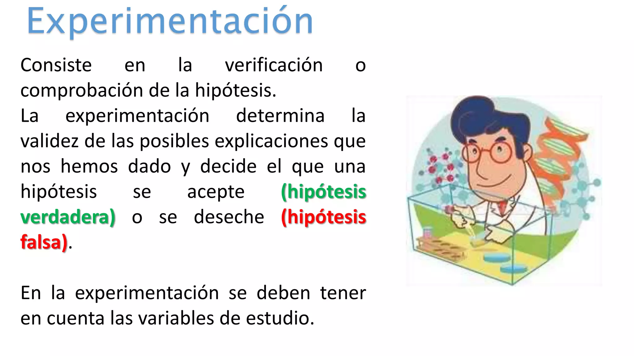 El método científico y variables | PPT
