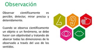 El método científico y variables | PPTX
