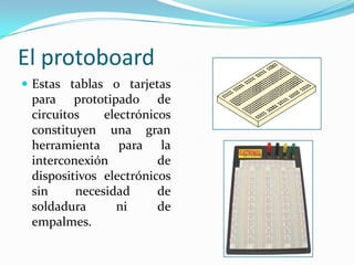 El multímetro y el protoboard | PPTX