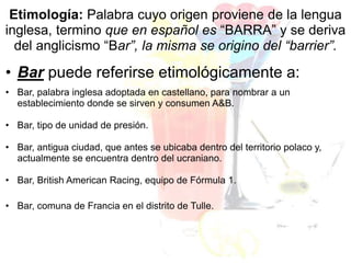 El Mundo del Bar y las Bebidas.ppt